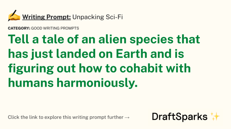2+ 'alien species' Writing Prompts