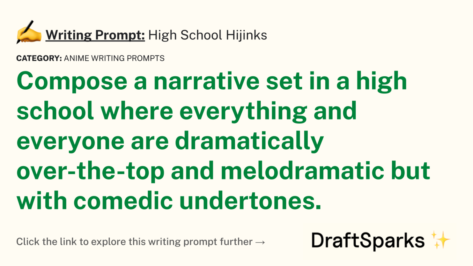 250+ Anime Writing Prompts • DraftSparks