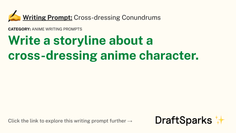 250+ Anime Writing Prompts • DraftSparks