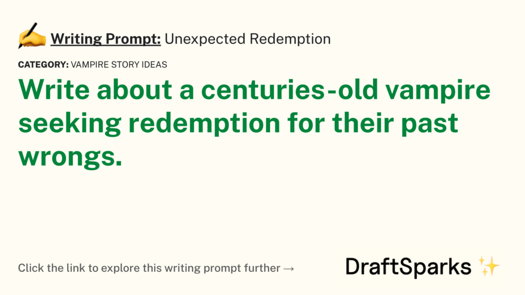 246+ 'Vampire' Writing Prompts